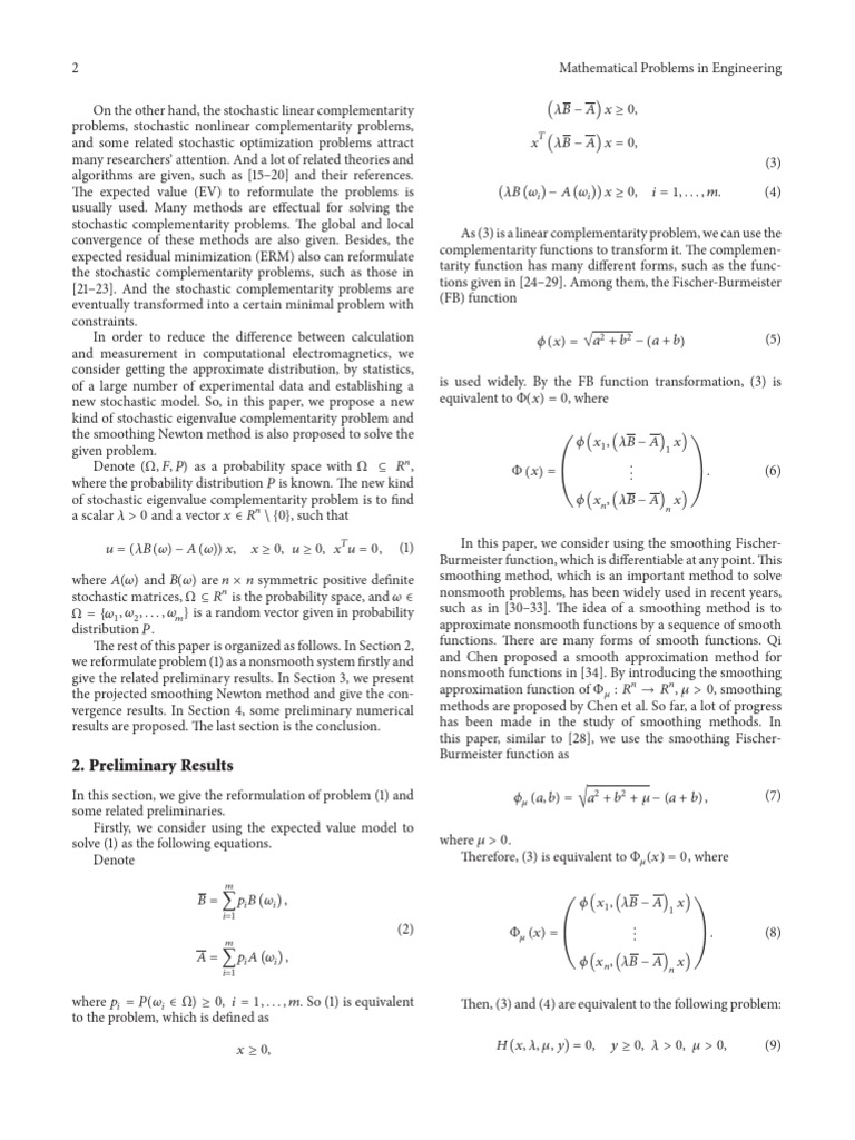 Preliminary Results | PDF | Mathematical Optimization | Mathematical Analysis