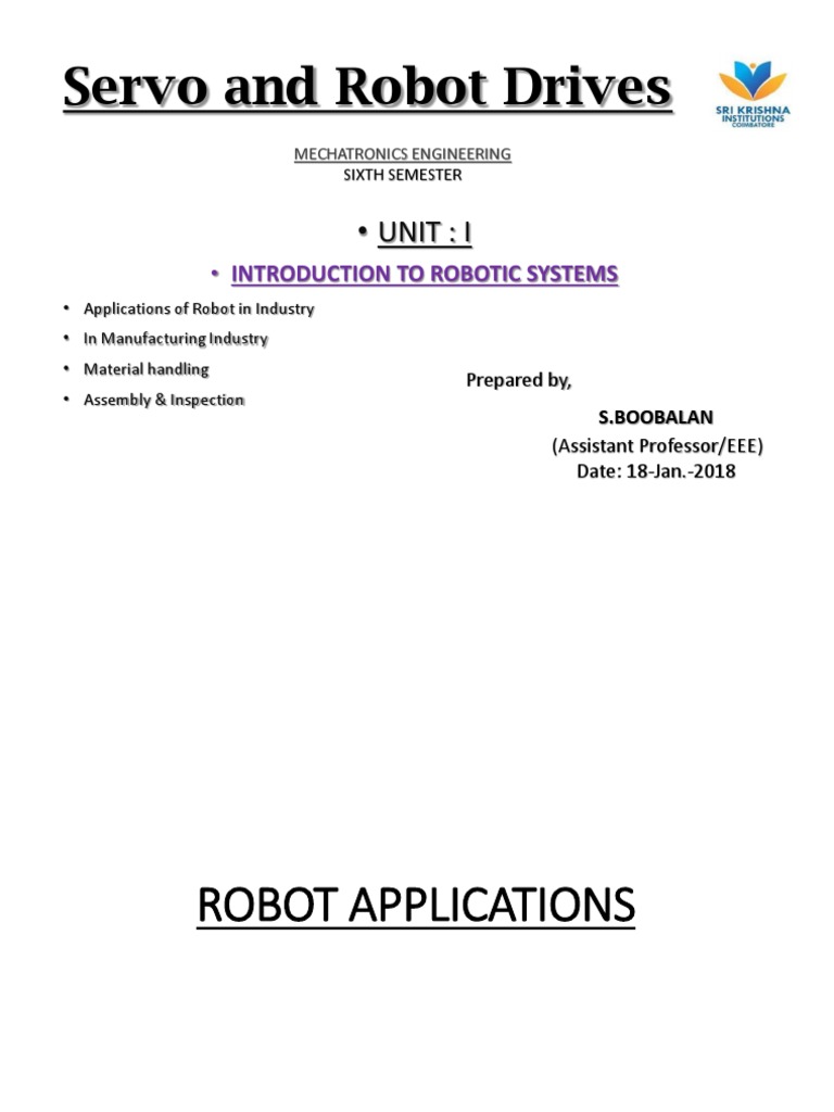 Robotics - Machine Loading and Unloading | Download Free PDF | Robot | Robotics