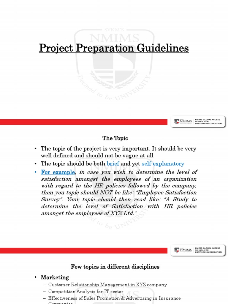 Project Guidelines | PDF | Survey Methodology | Science