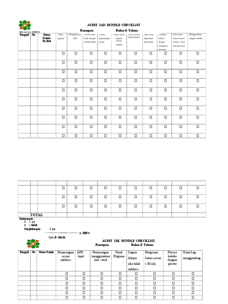 Form Bundle Iad, Isk, Ido, Vap Checklist | PDF
