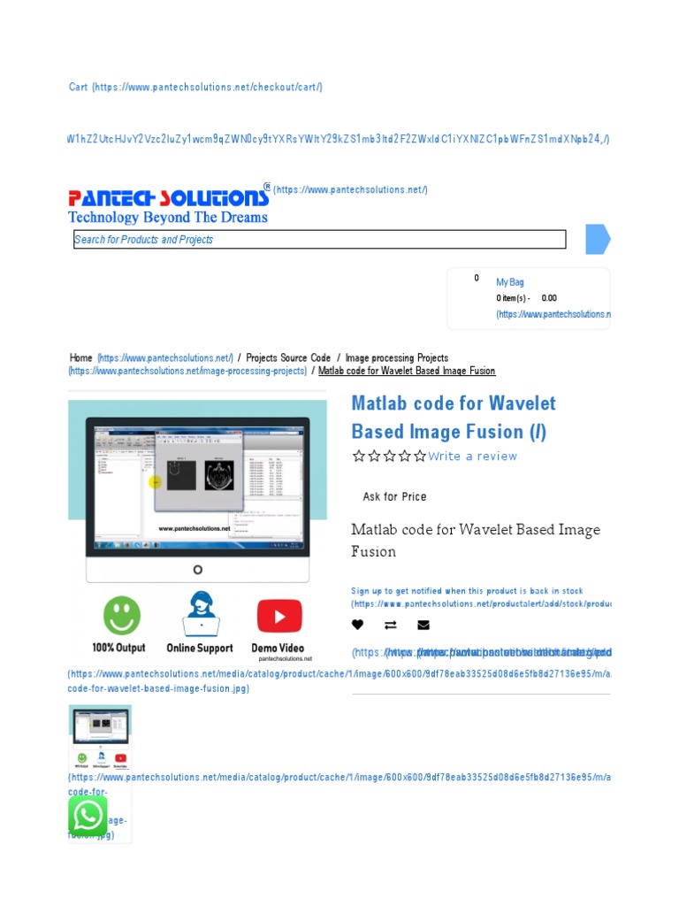 Matlab Code For Wavelet Based Image Fusion (/) : Search For Products and Projects | PDF ...