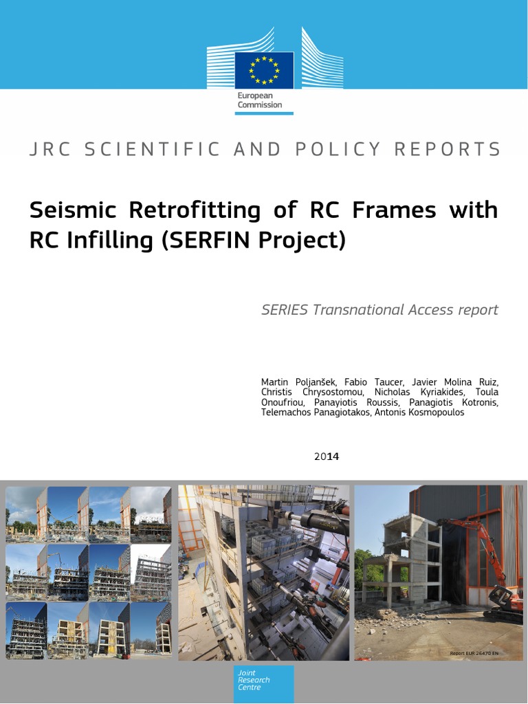 Seismic Retrofitting of RC Frames With RC Infilling (SERFIN Project) | PDF | Beam (Structure ...