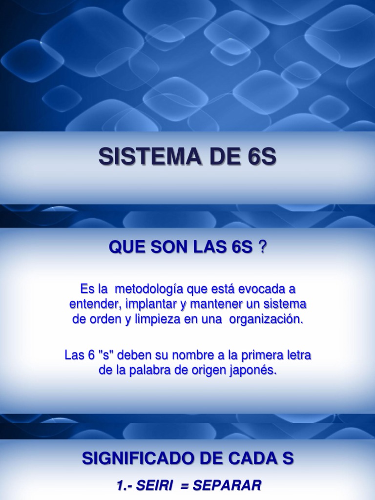 Sistema de Las 6's 2018 | PDF | Beneficio (economía) | Business