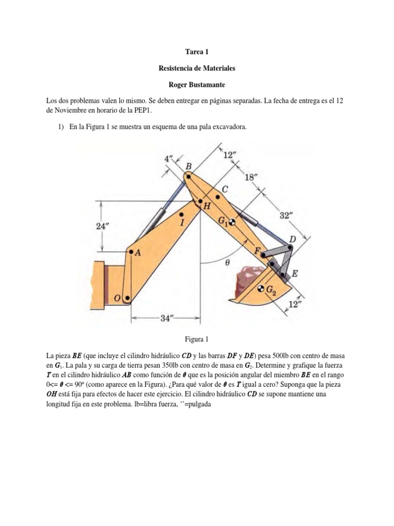 Tarea 1 Resist Materiales 2 2018 Usach 1 575104 | PDF