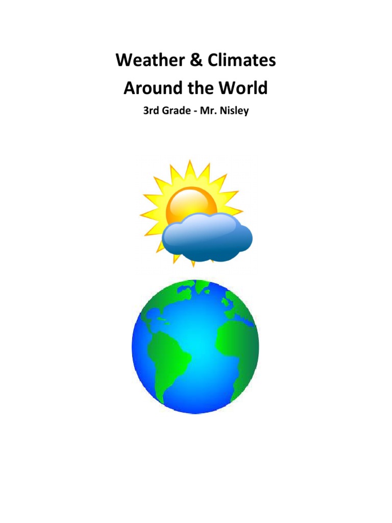 3rd Grade Weather and Climates Around The World - Caleb Nisley - 431 ...
