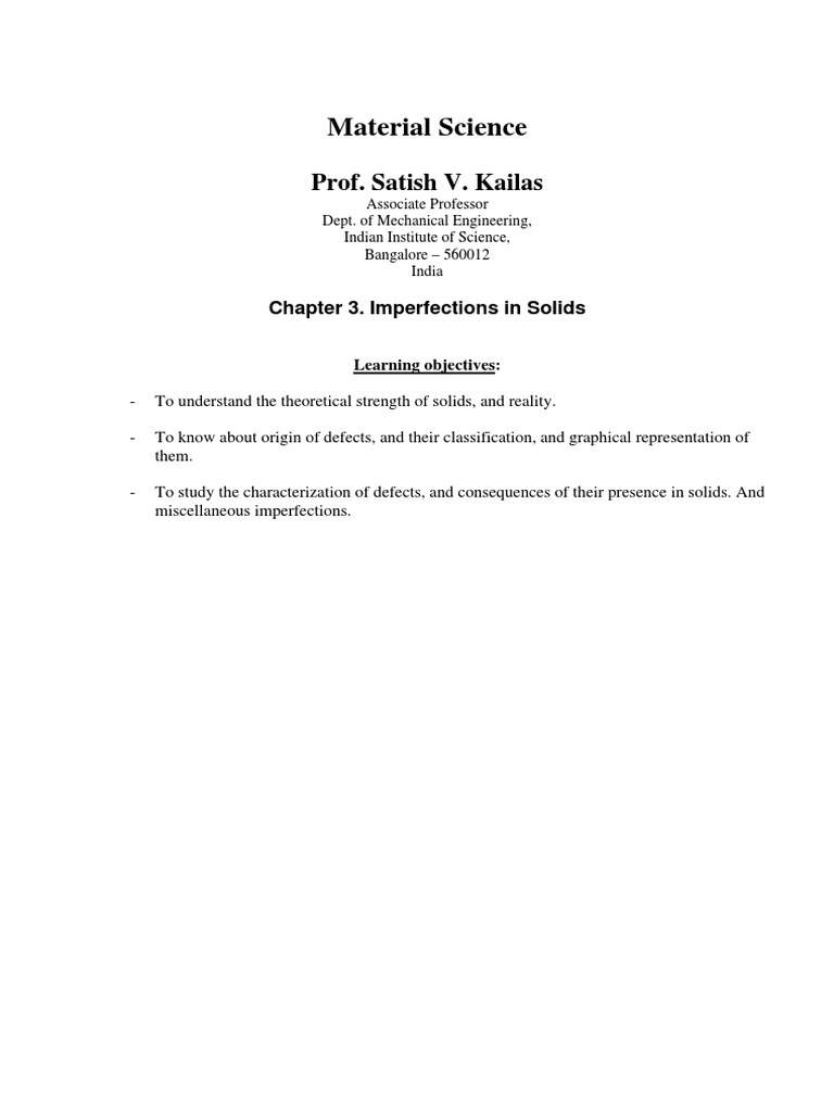 Material Science Module | PDF | Dislocation | Crystallite