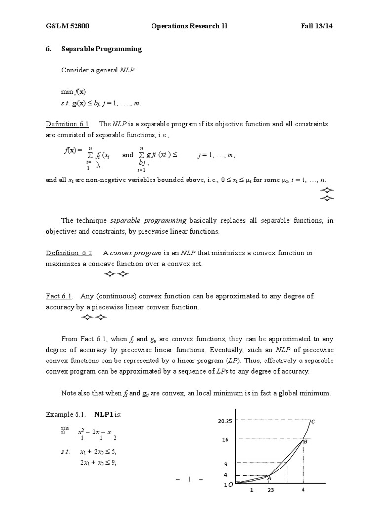 Separable | PDF | Linear Programming | Mathematical Optimization