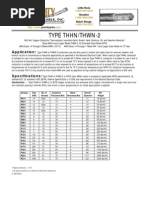 Wiring Insulation Types and Ratings | PDF | Electrical Wiring ...