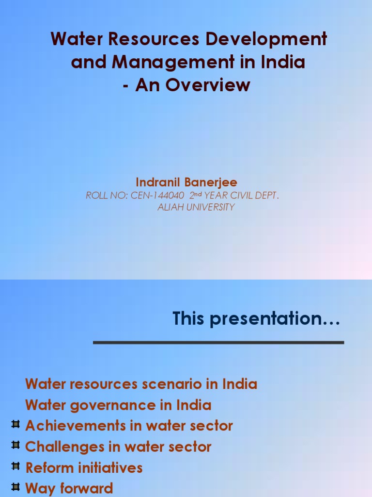 Water Resource | PDF | Water Resources | Groundwater