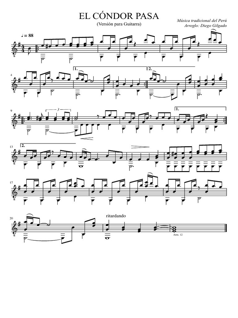 El Condor Pasa PDF | PDF