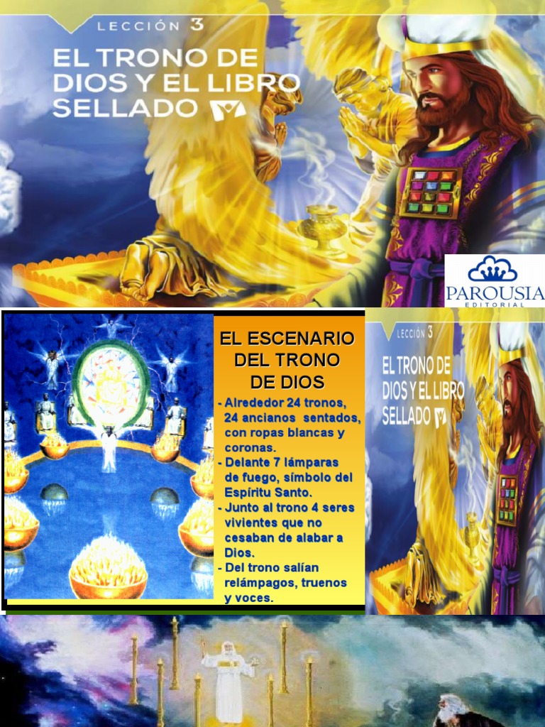 BIBLIA FACIL APOCALIPSIS Leccion 3 El Trono de Dios y El Libro Sellado ...
