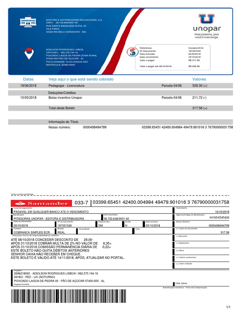 Boleto | Pagamentos | Serviços financeiros