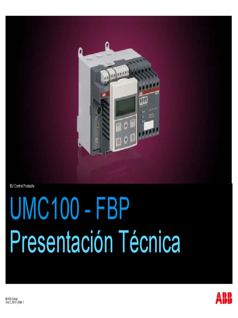 Umc100-Fbp 2013 PDF | PDF | Energia electrica | Relé
