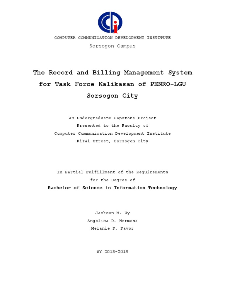 THESIS Documentation (DRAFT) | PDF | Databases | Information Technology