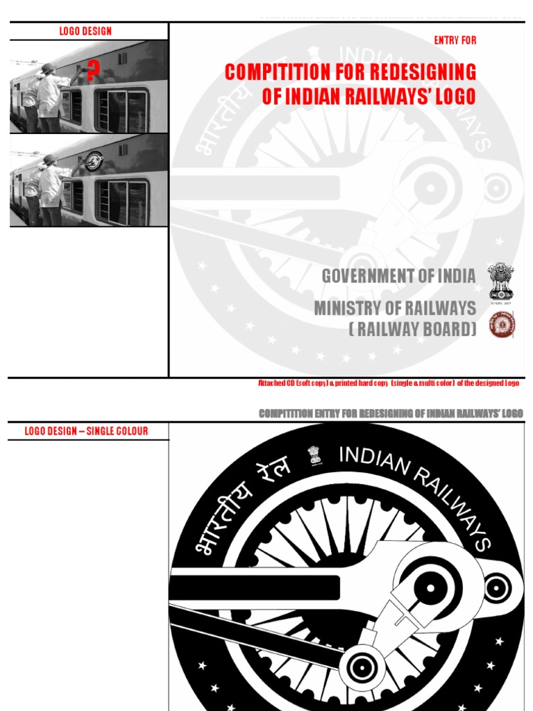 Indian Railways Logo Submission | PDF | Logos | Rail Transport
