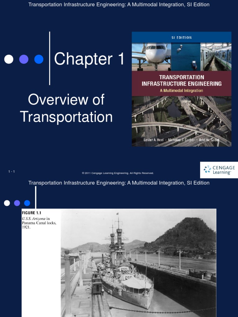 Transportation Engineering Chapter 1 | PDF