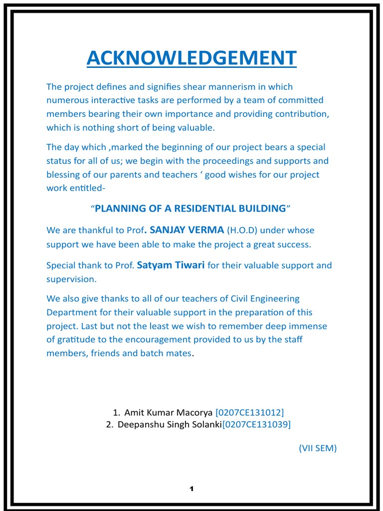 Acknowledgement 12 | Download Free PDF | Window | Door