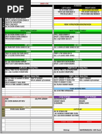 Playcall Sheet Blank Template | PDF | American Football | Sports