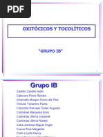 Sesion 14 Oxitocicos y Tocoliticos PDF | PDF | Parto | El embarazo