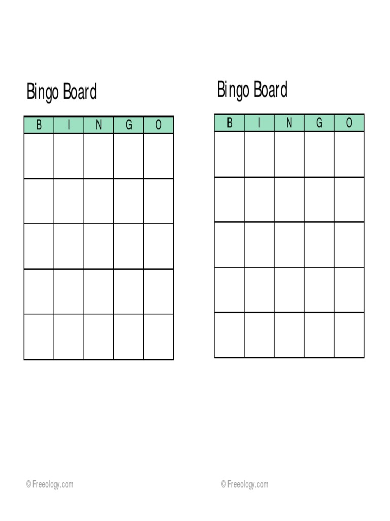 Bingo Board | PDF