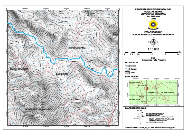 Peta Topografi | PDF