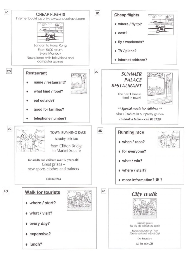 Ket Speaking Part 2.1 | PDF