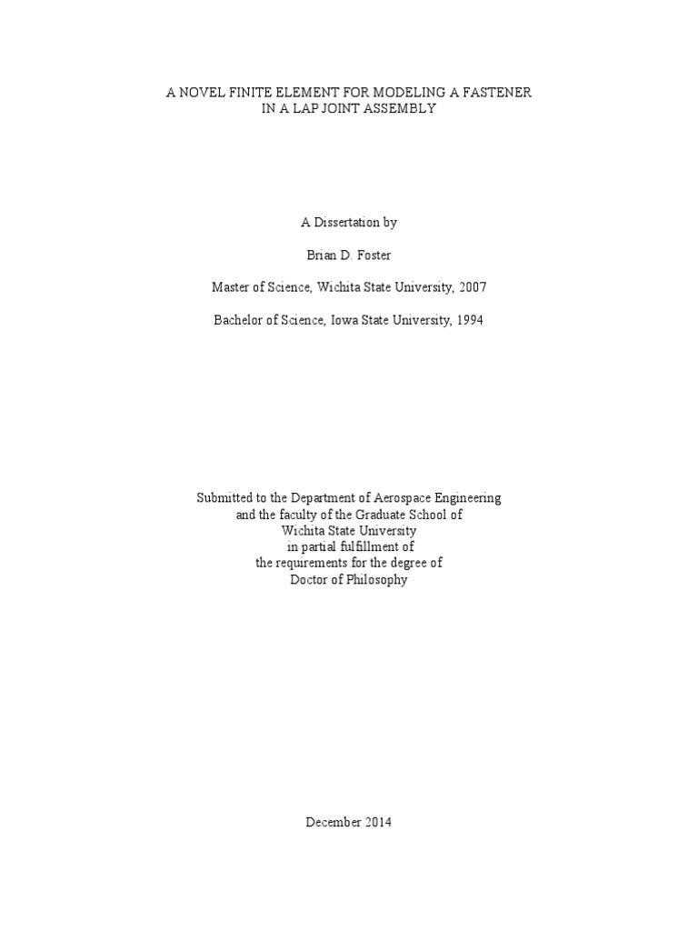 Bolt FEA | PDF | Finite Element Method | Beam (Structure)