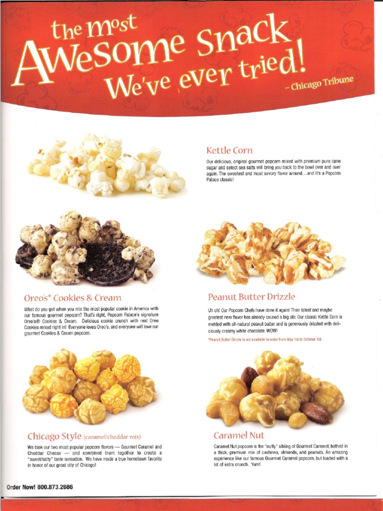 Popcorn Palace Fundraiser | PDF | Popcorn | Food Industry