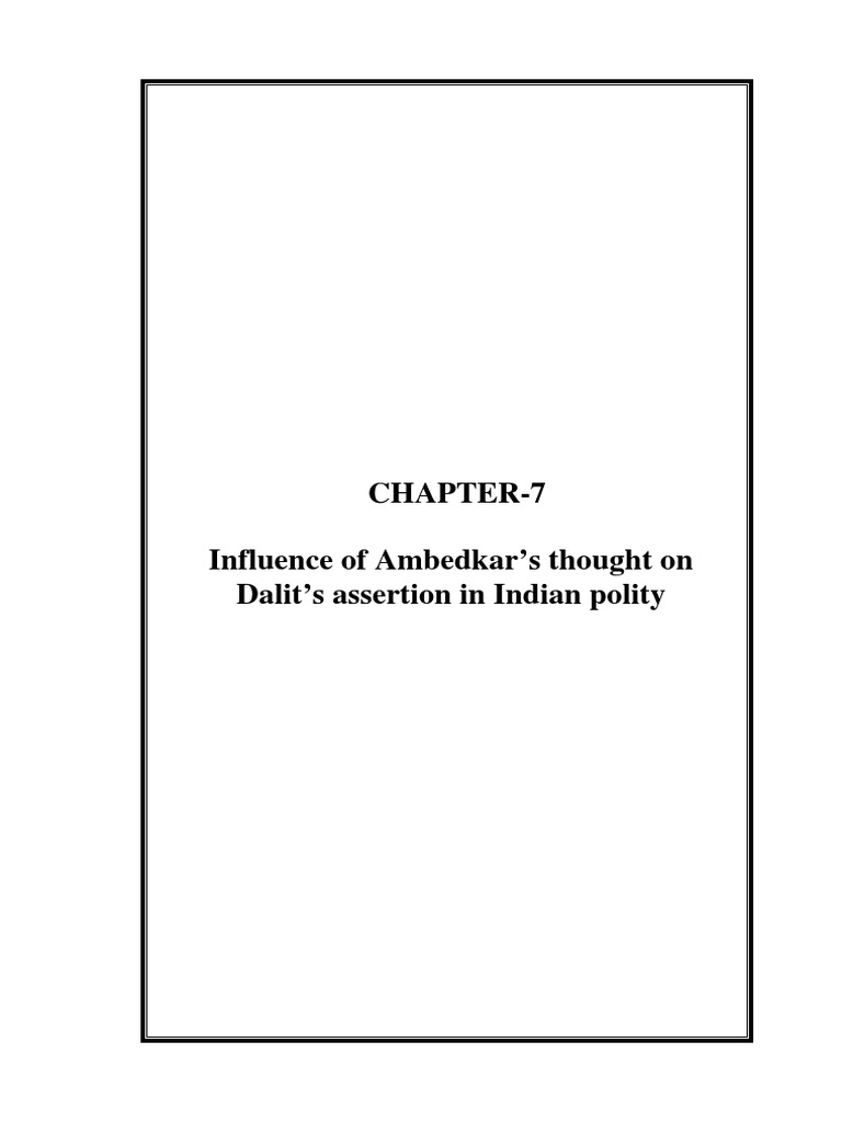 12 Chapter 7 | PDF | Dalit