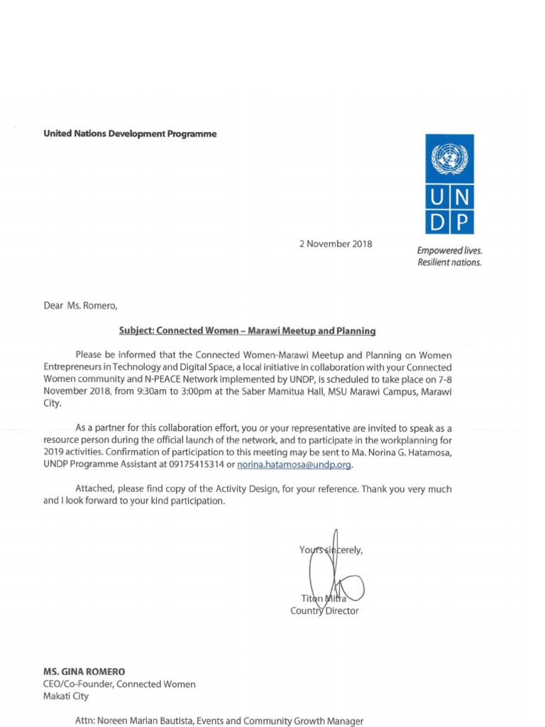 Invitation Letter | PDF