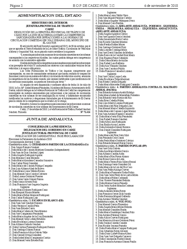 Turno Libre Cuadernillo Examen Primer Ejercicio Segunda Prueba Fase Oposición | PDF | Gobierno ...