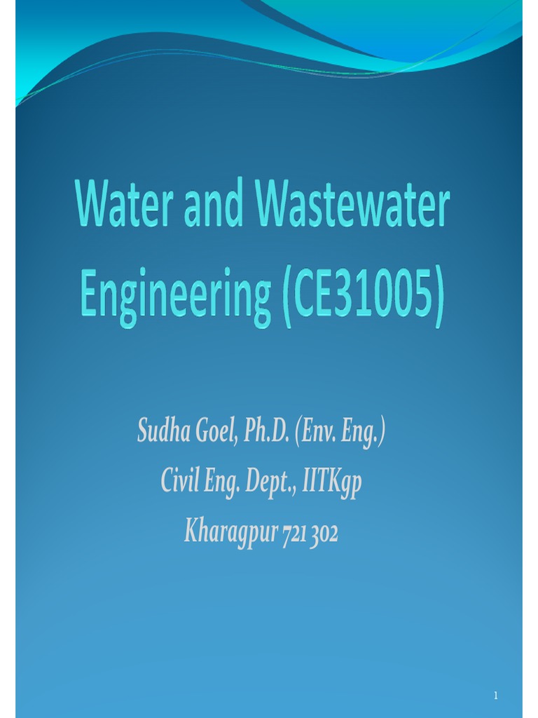 Ch0 Introduction | PDF | Water Treatment | Wastewater