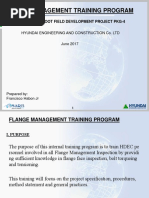 Flange Management Procedure | PDF | Mechanical Engineering