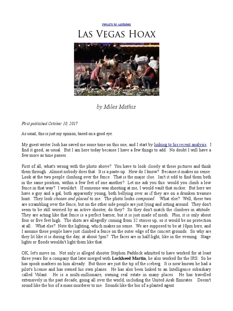 Vegas Hoax Mathis | PDF | Metro Goldwyn Mayer | Cisco Systems