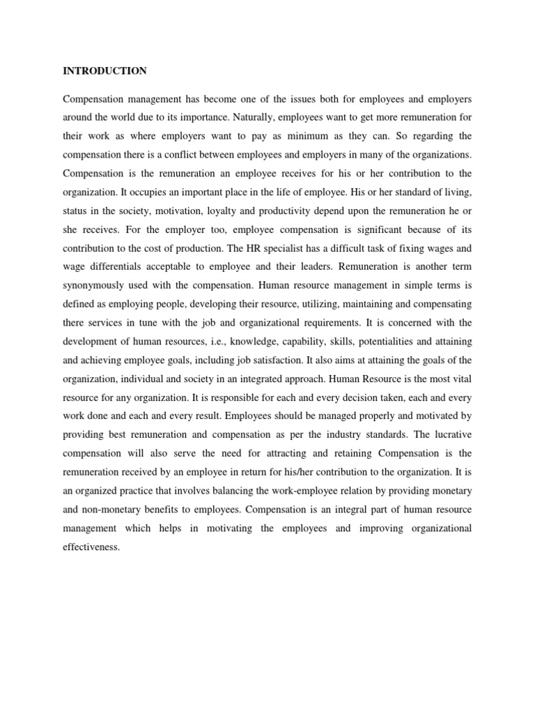 Compensation Management Hero | PDF | Employment | Human Resource Management