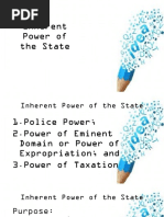 Three Inherent Powers of the State | PDF | Eminent Domain | Vagueness ...