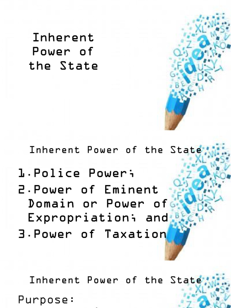Types of Power | PDF | Eminent Domain | Legal Concepts