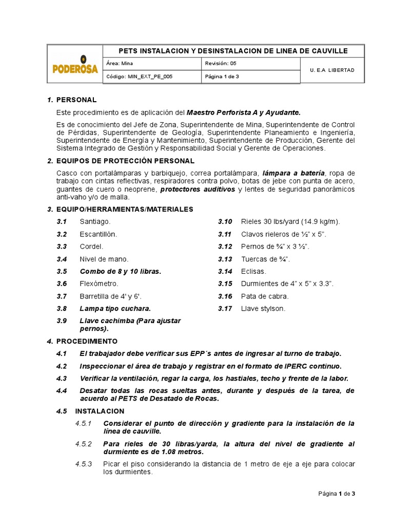 PETS | PDF | Infraestructura ferroviaria | Transporte ferroviario