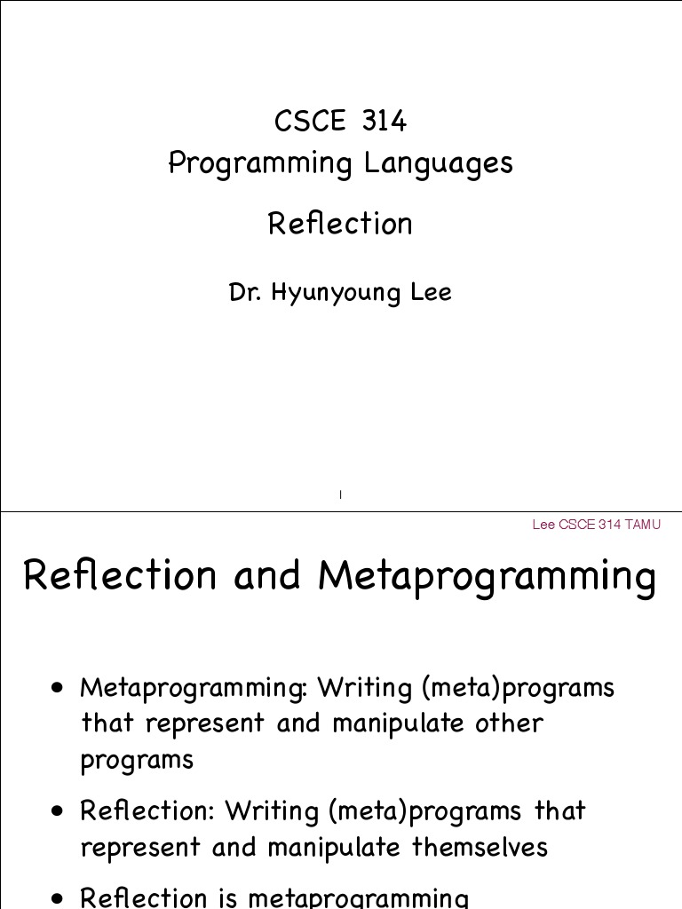 Lec16 Java Reflection Pdf Class Computer Programming Method Computer Programming 8751