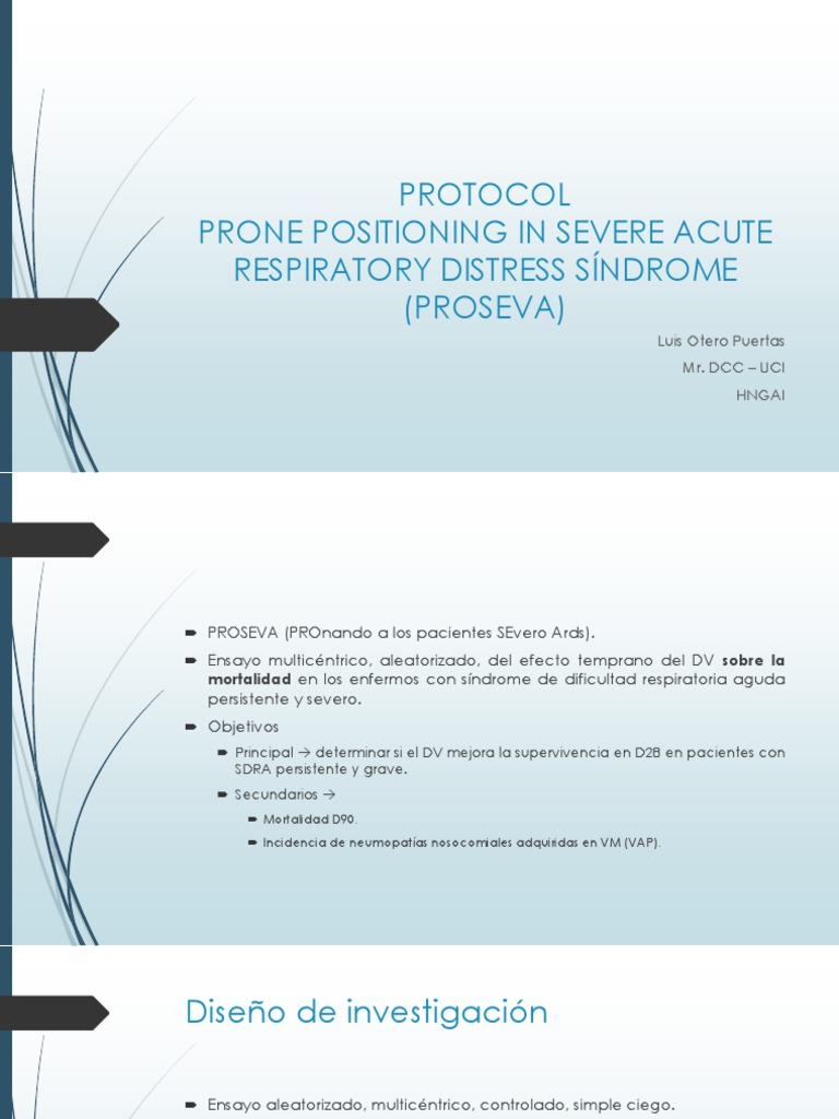 Protocolo PROSEVA | PDF | Neumonía | Tos