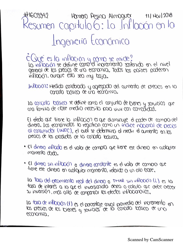 Resumen Capitulo 6 INGECO | PDF