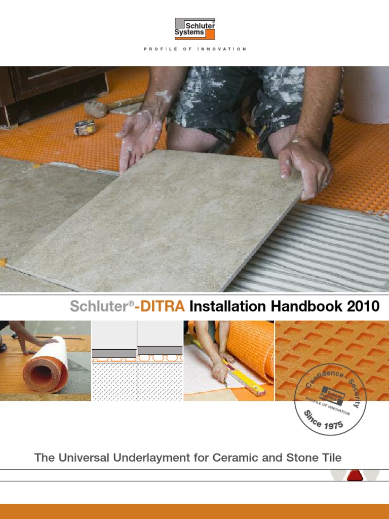 Ditra Handbook | PDF | Tile | Flooring