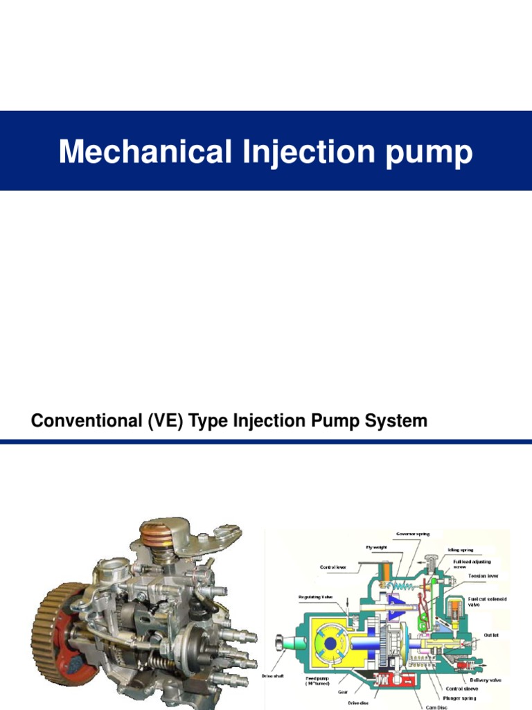 Mechanical Injection Pump | PDF | Throttle | Pump