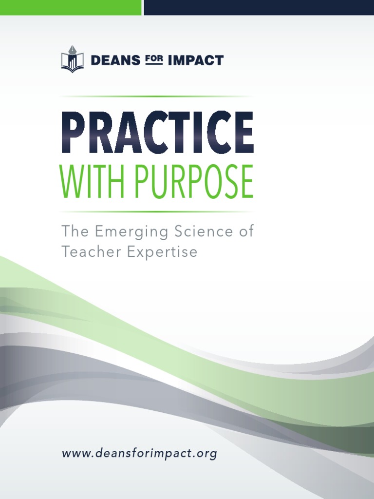 Practice With Purpose | PDF | Expert | Teacher Education