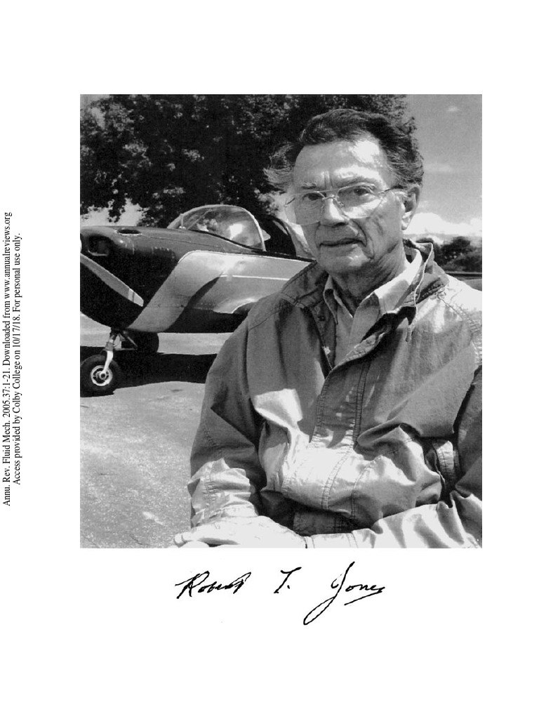 Robert T Jones | PDF | Mach Number | Aerodynamics