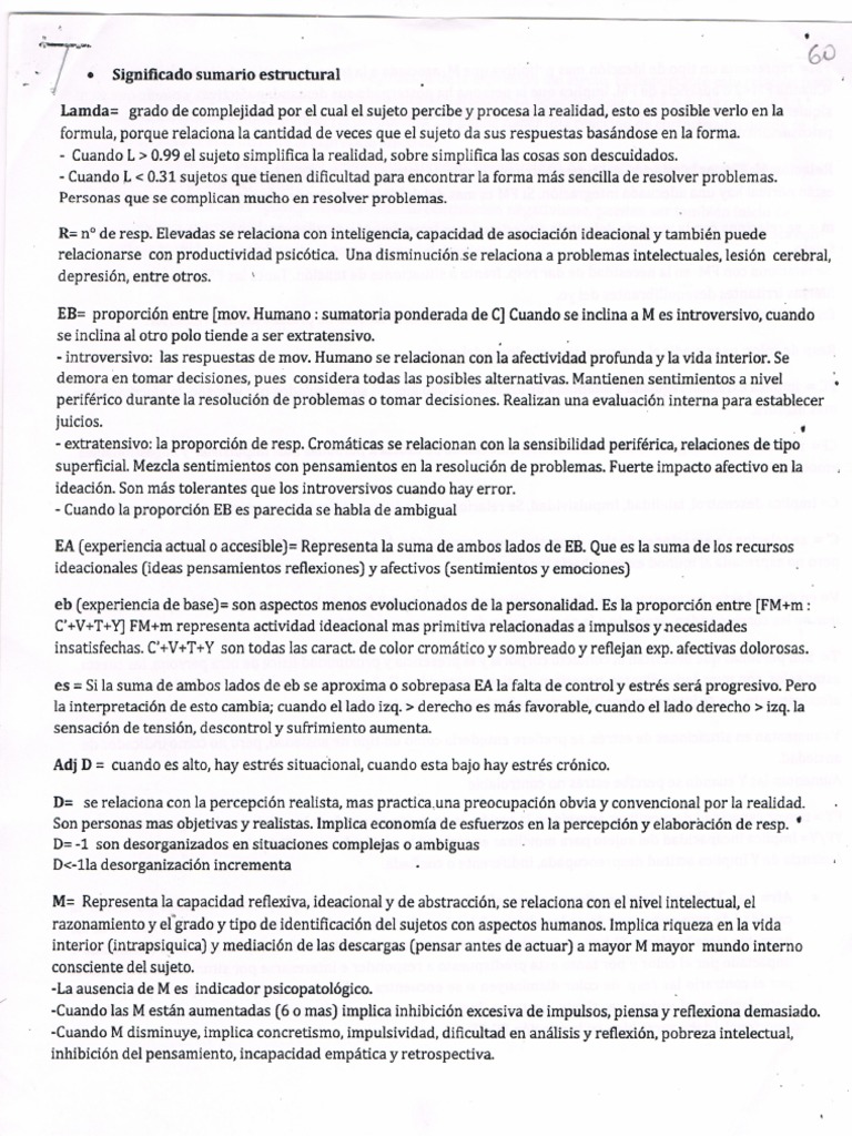 Interpretación Sumario Estructural | PDF