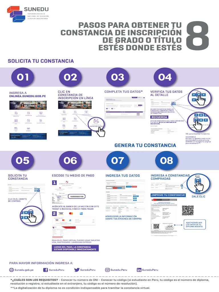 Como Tramitar Tu Constancia Virtual FINAL | PDF