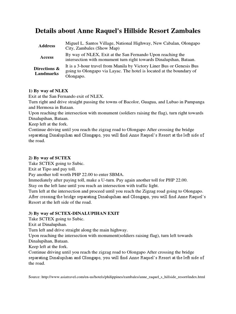 Details About Anne Raquel | PDF | Streets And Roads | Road