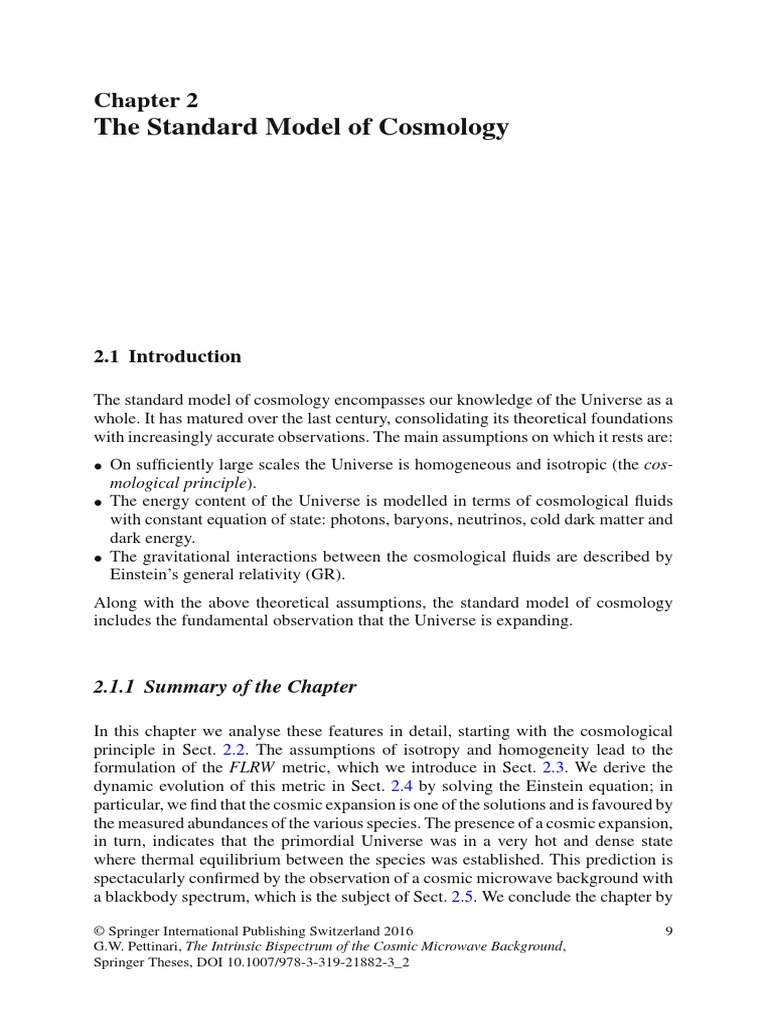 The Standard Model of Cosmology | PDF | Redshift | Physical Cosmology