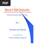 Aisc Shapes Database v16.0 | PDF | Databases